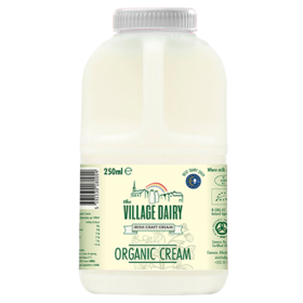 Organic Cream, Village Dairy, 250ml